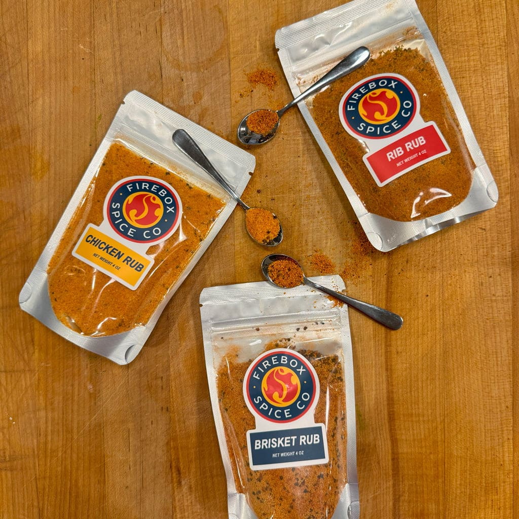 Firebox Spice Co Rub Sampler - Chicken, Rib, & Brisket Rubs